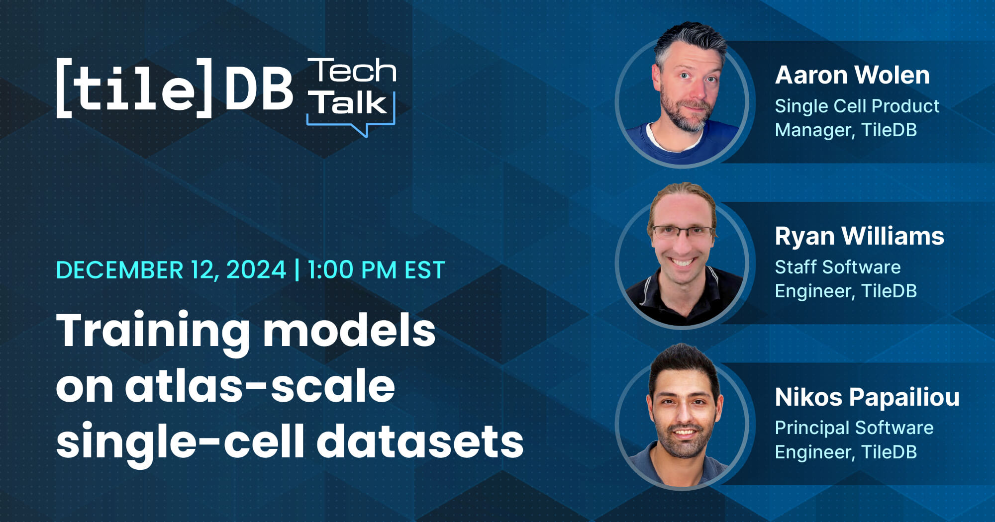 [TileDB Tech Talk] - Training models on atlas-scale single-cell datasets